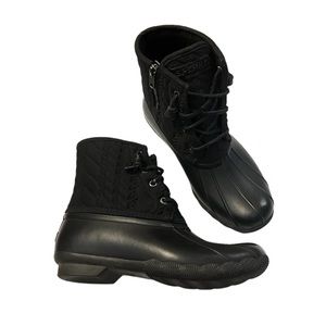 Sperry | Shoes | Sperry Waterproof Black Rubber Boots | Poshmark